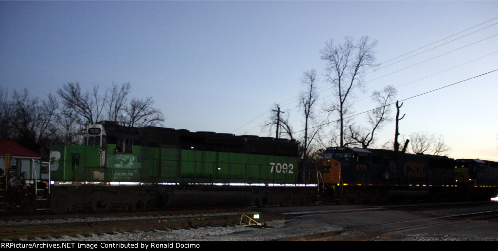 CEFX 7092 CSX 8778
